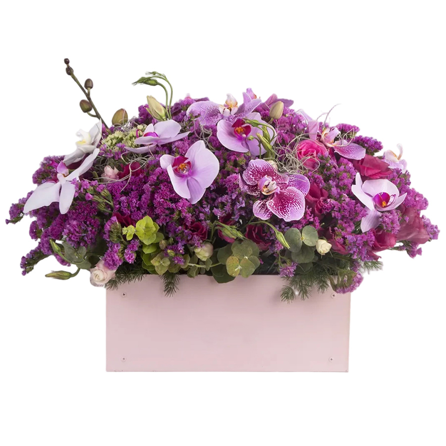 Order & Send Orchid Flower Box No.1 to Iran – Send Gift To Iran